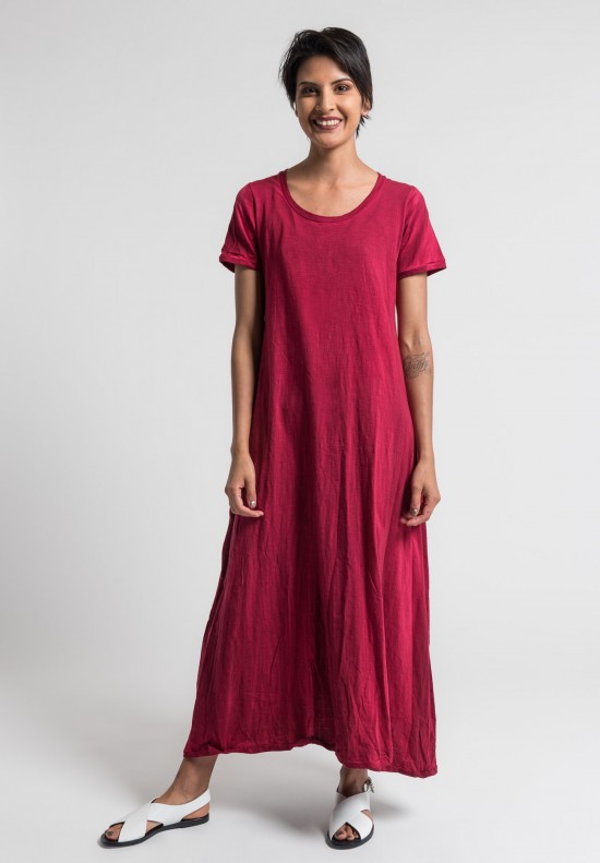 Gilda Midani Short Sleeve Monoprix Dress in Blood | Santa Fe Dry Goods ...