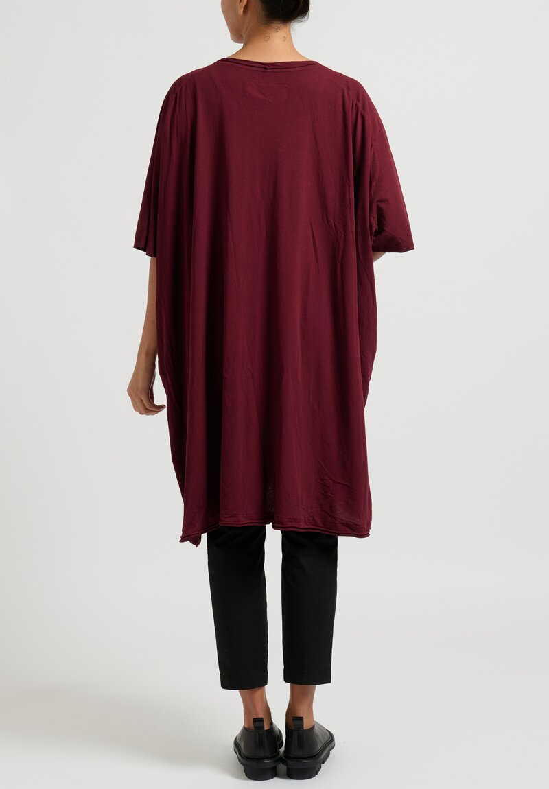 Rundholz Dip Cotton Tunic in Vulcano Red | Santa Fe Dry Goods ...