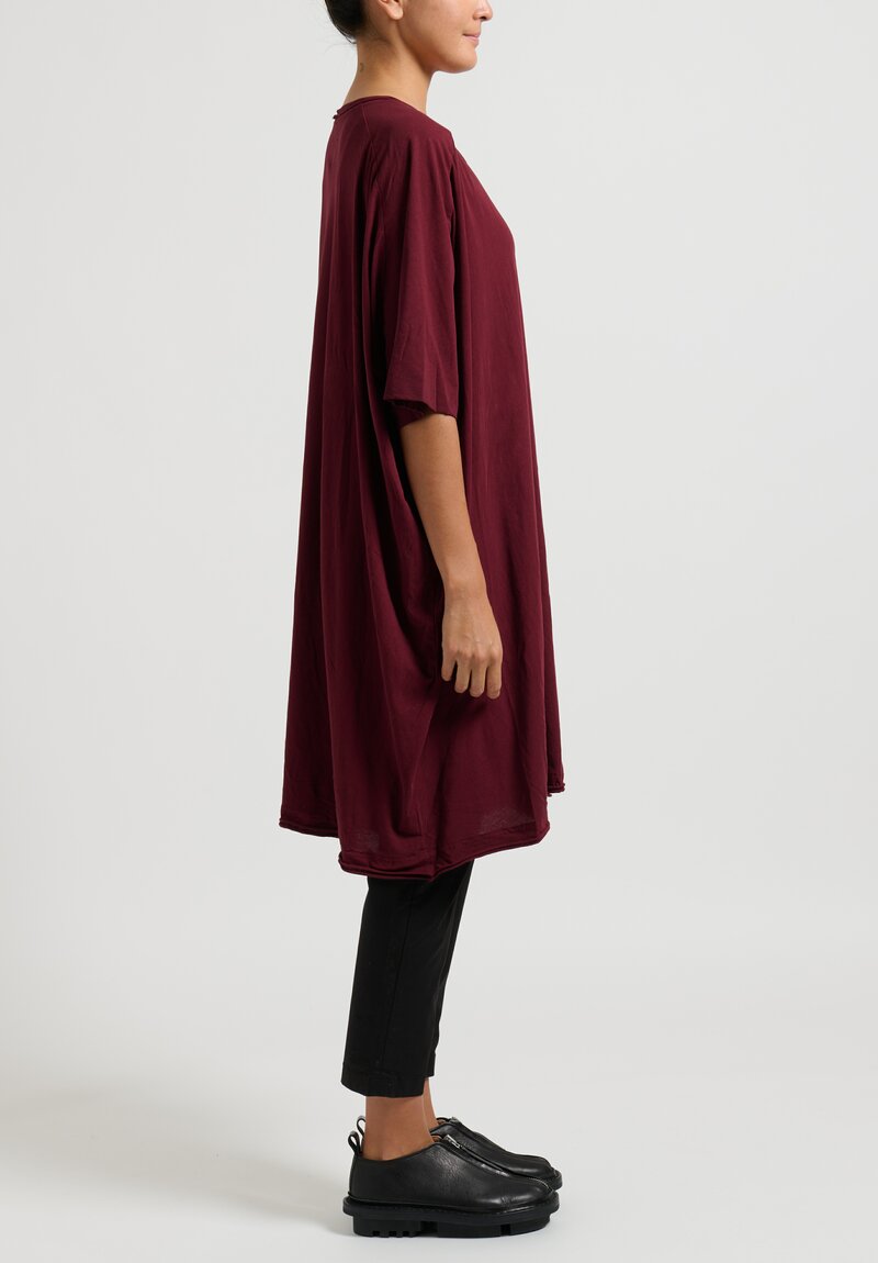 Rundholz Dip Cotton Tunic in Vulcano Red | Santa Fe Dry Goods ...