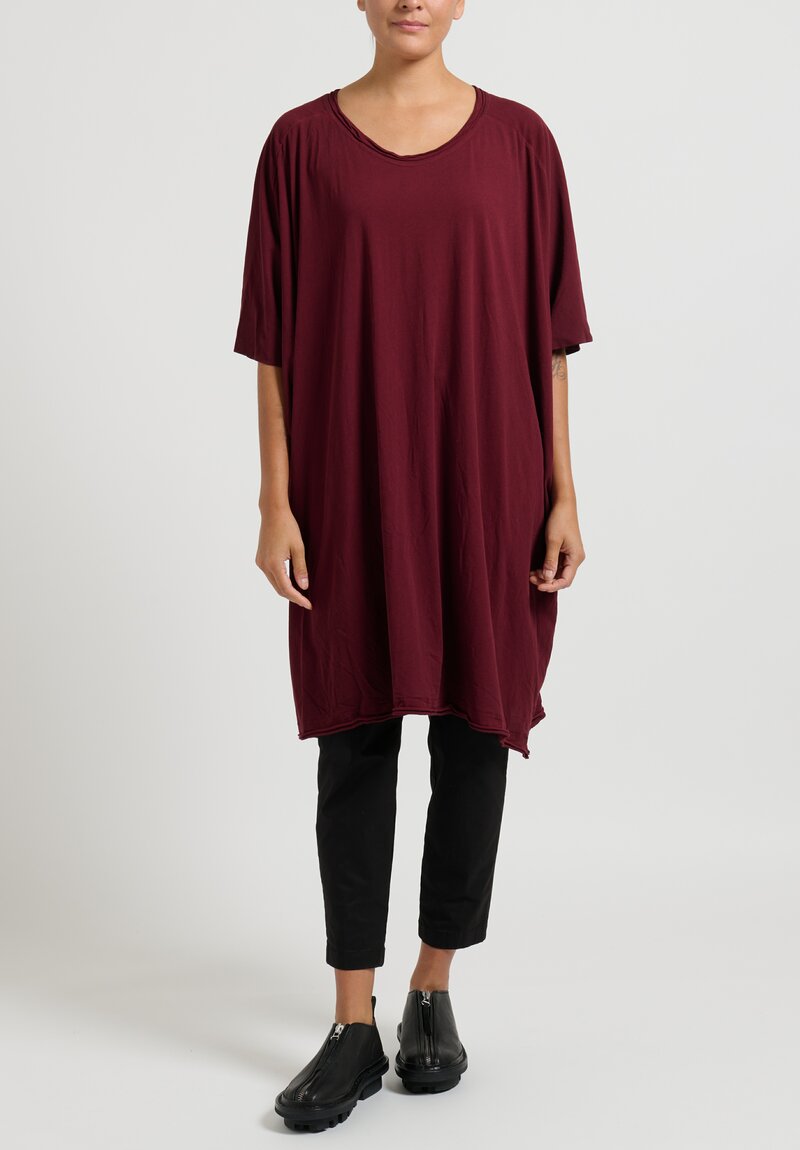 Rundholz Dip Cotton Tunic in Vulcano Red | Santa Fe Dry Goods ...